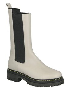 Bézs, alacsony sarkú chelsea boots - GLAMI.hu