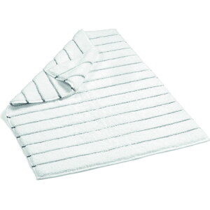 Stripped Terry fehér-szürke pamut fürdőszobai kilépő, 60 x 90 cm ...