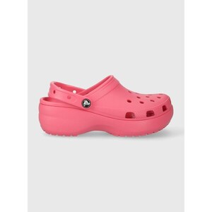 Crocs papucs Classic Platform Clog rózsaszín, női, platformos, 206750 ...