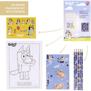 STATIONERY SET COLOREABLE BLUEY - GLAMI.hu