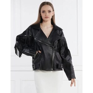 HUGO Bőr kabát | Oversize fit - GLAMI.hu