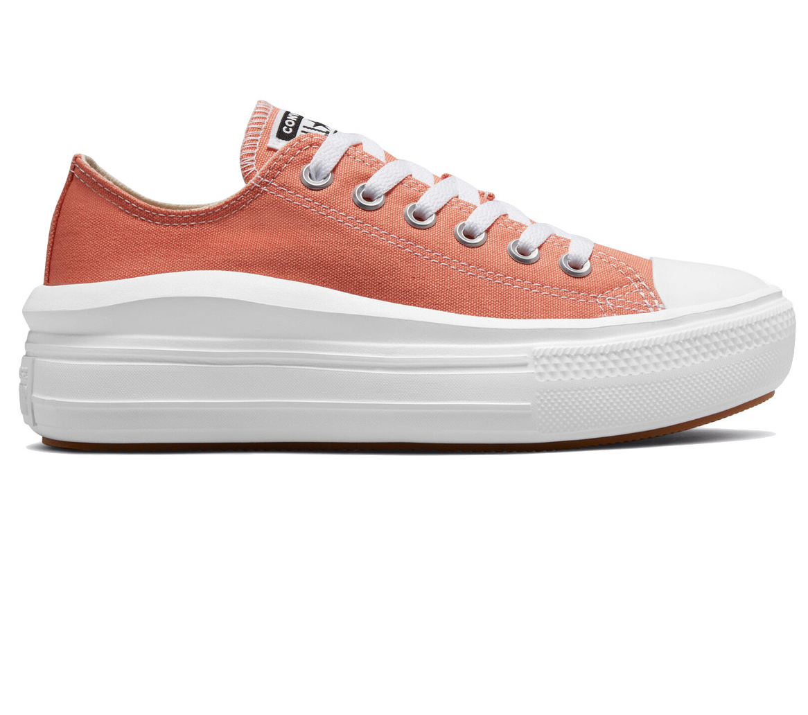 Converse Chuck taylor all star move canvas platform BRIGHT MADDER/WHITE ...