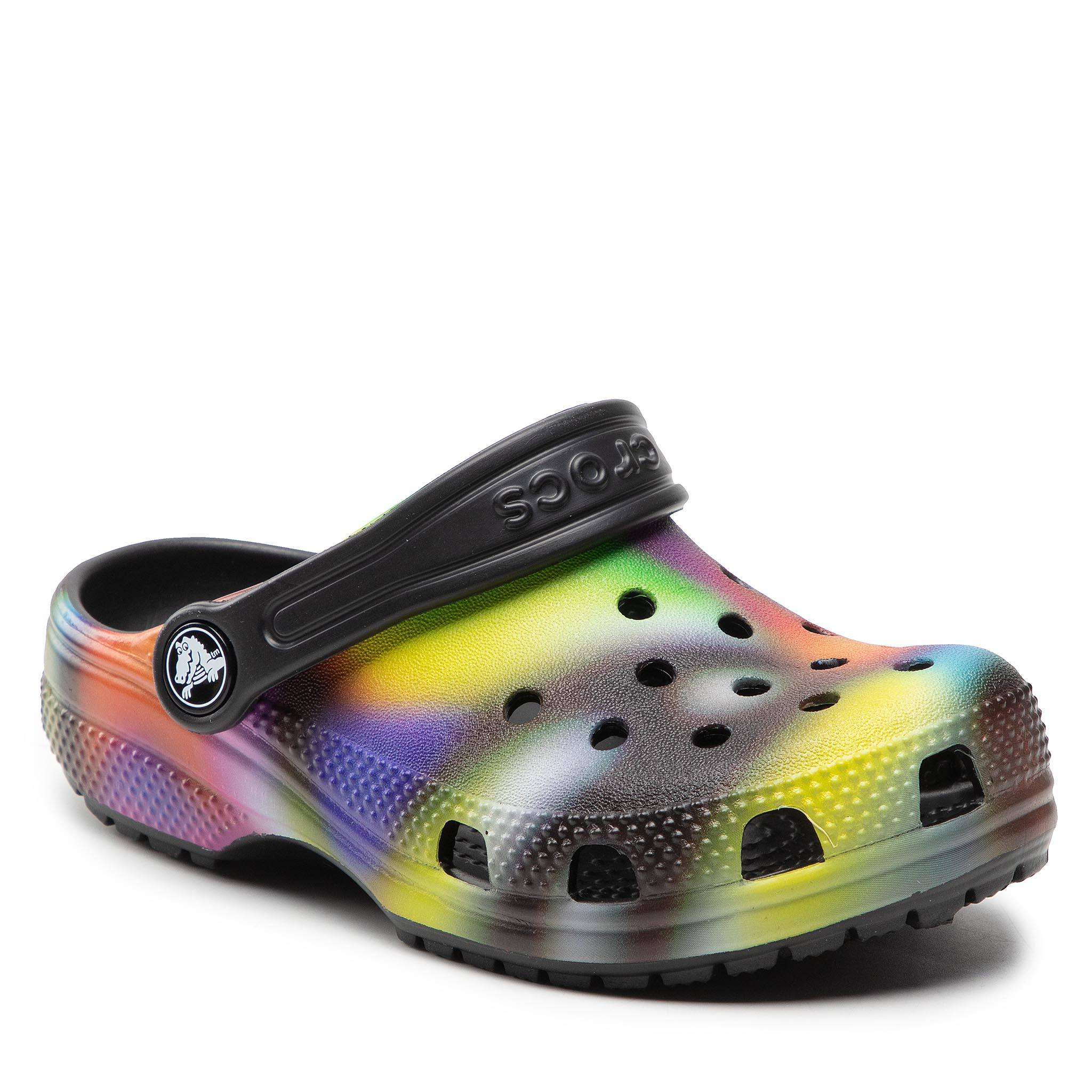 Papucs CROCS - Classic Solarized Cgk 207587 Black/Multi - GLAMI.hu