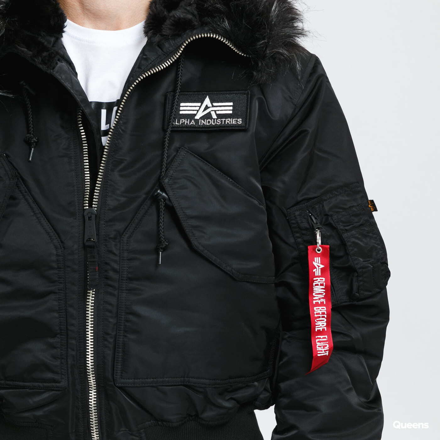 Alpha Industries Inc. Dzseki Alpha Industries 45P Hooded Custom Black XXXL - GLAMI.hu