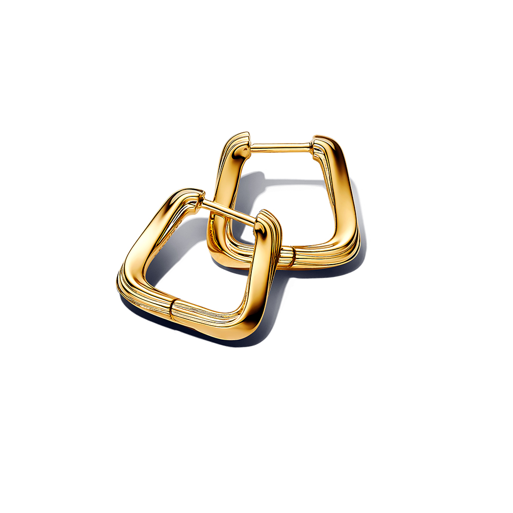 Pandora Csavart háromszög kis karika-fülbevaló - GLAMI.hu