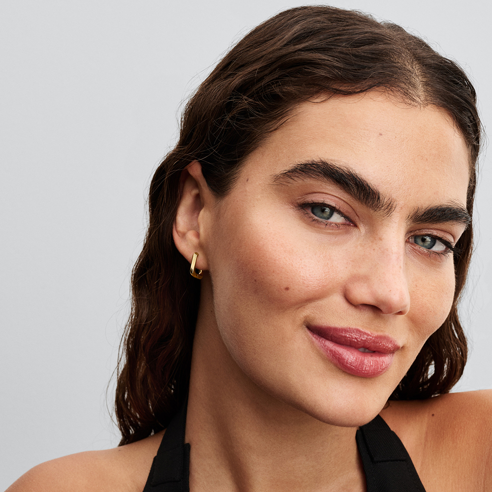 Pandora Csavart háromszög kis karika-fülbevaló - GLAMI.hu