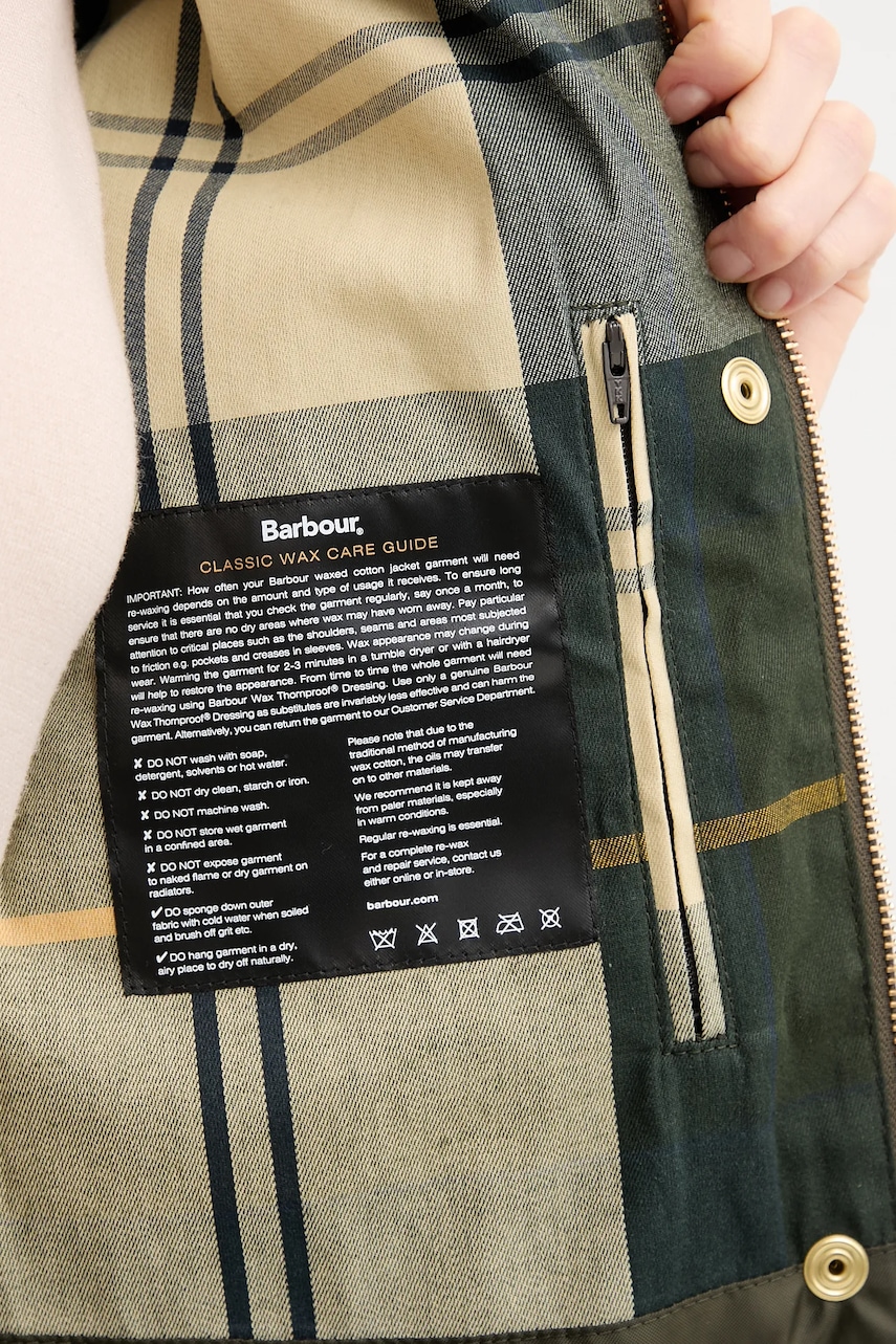 Barbour pamut kabát MILDA - GLAMI.hu