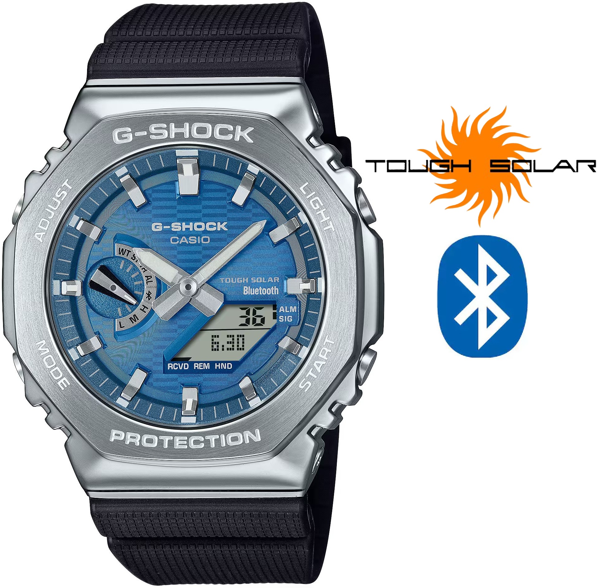 Casio G-SHOCK G-Steel Solar Bluetooth GBM-2100A-2BER (663) - GLAMI.hu
