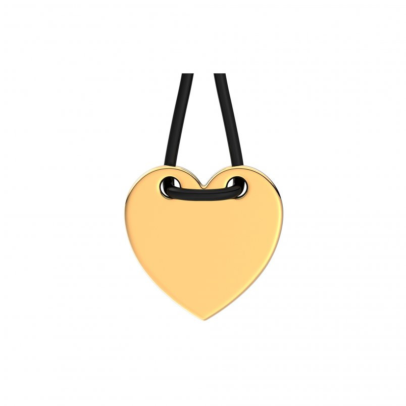 Pandora - Gravírozható szív fekete zsinóros sliding karkötő - GLAMI.hu