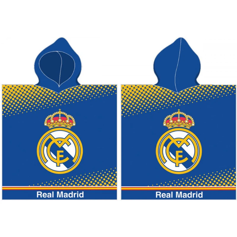 Real Madrid Blue strand törölköző poncsó 55x110 cm - GLAMI.hu