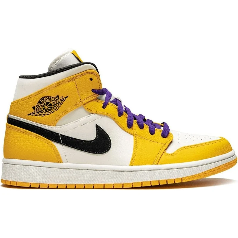 Jordan Air Jordan 1 Mid SE "Lakers" sneakers - Yellow - GLAMI.hu