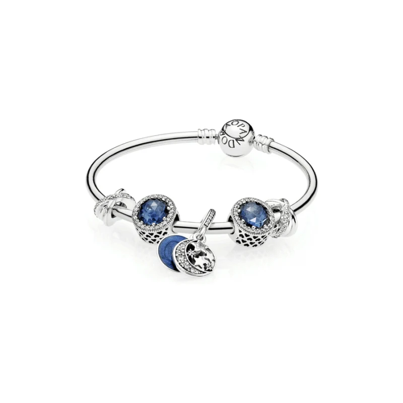 PANDORA karkötő "Fagyos éjfél" 590713+2x791994CZ+2x791725NMB+791993CZ ...