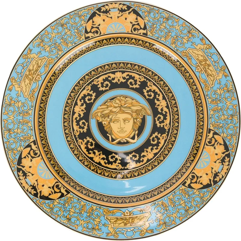 Versace Medusa baroque-print plate - Blue - GLAMI.hu