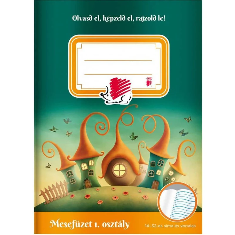 ico - ICO Olvasónapló, mesefüzet, A/5, 1.osztály, 14-32, Süni - GLAMI.hu