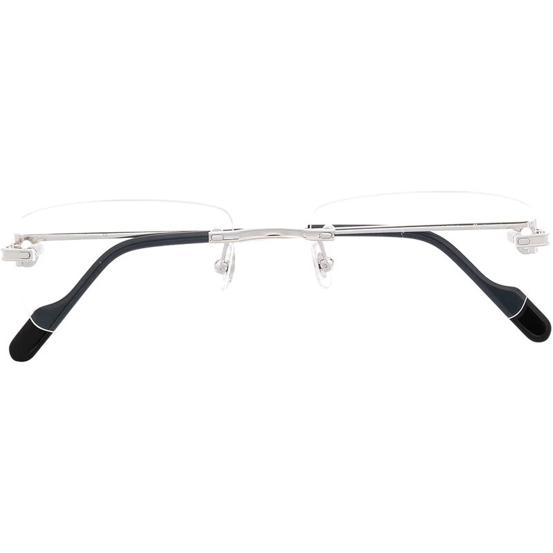 Cartier Eyewear rimless rectangular glasses - Silver - GLAMI.hu