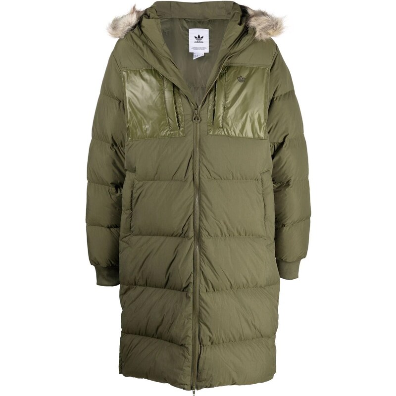 adidas Regen long down-filled puffer coat - Green - GLAMI.hu