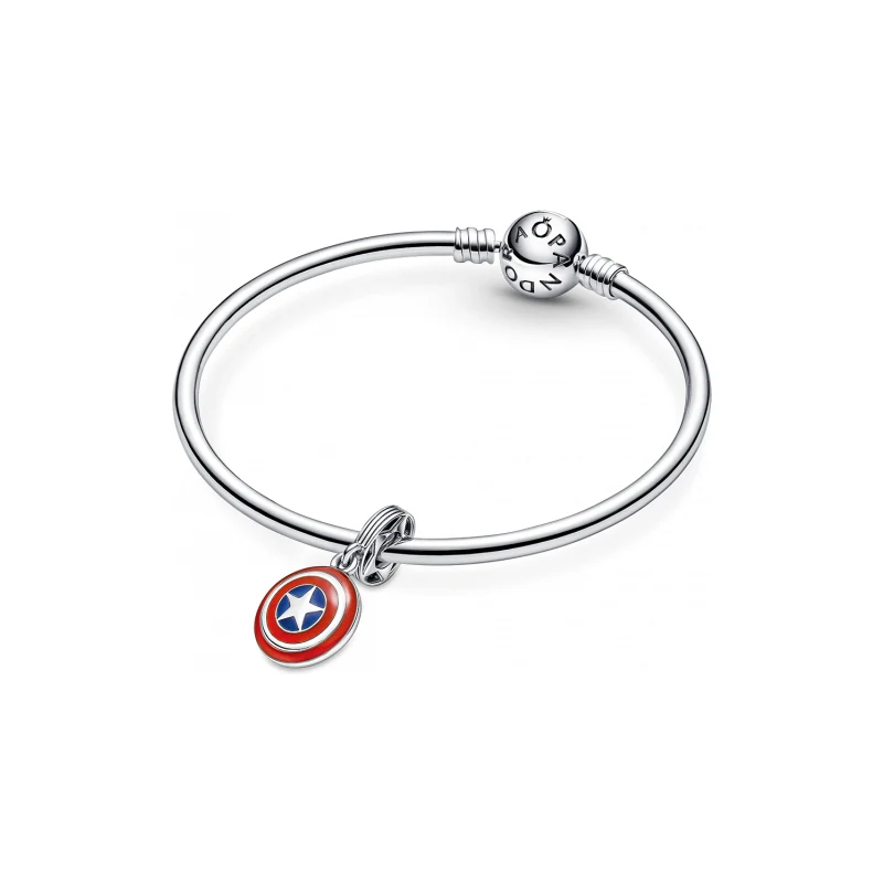 PANDORA Marvel karkötő Captain America Shield 590713+790780C01 Karkötő ...