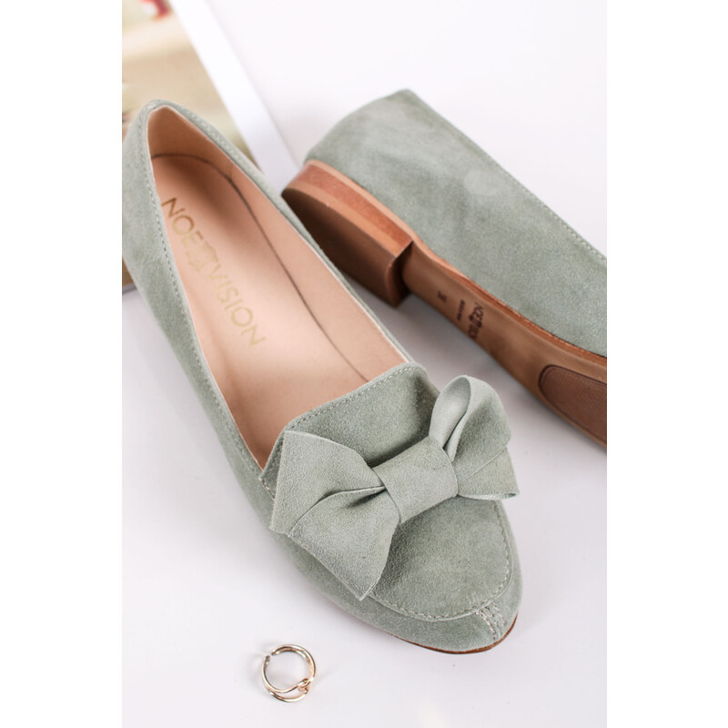 Noe Vision Menta bőr balerina cipő masnival Isana - GLAMI.hu