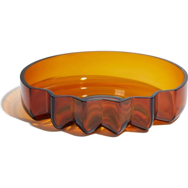 Zaha Hadid Design Pulse glass platter - Orange - GLAMI.hu