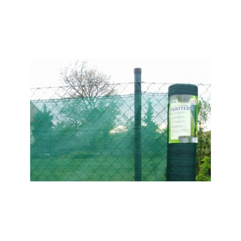 Árnyékoló háló medence fölé, kerítésre, LIGHTTEX 1,8x50m zöld 80%-os ...