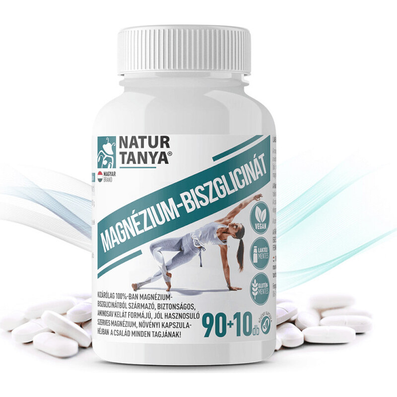 Magnézium-Biszglicinát - 100% magnézium-biszglicinát kelát - 100 ...