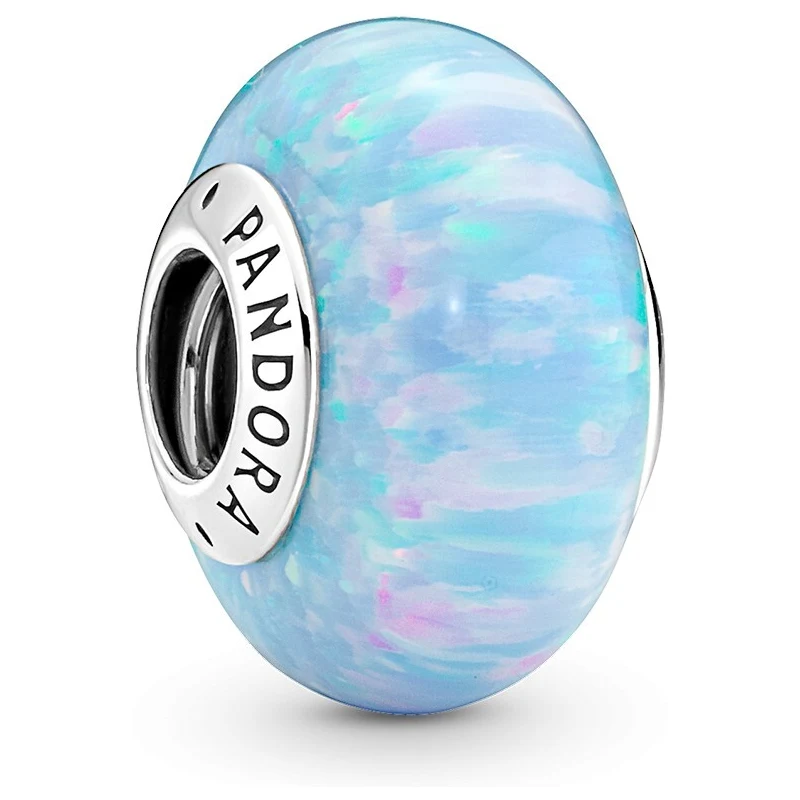 Pandora Gyönyörű ezüst gyöngy szintetikus opállal 791691C01 - GLAMI.hu