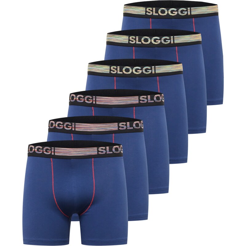 SLOGGI Boxeralsók 'men GO ABC Natural H' kobaltkék / vegyes színek ...