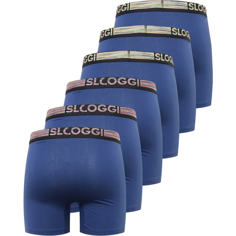 SLOGGI Boxeralsók 'men GO ABC Natural H' kobaltkék / vegyes színek ...