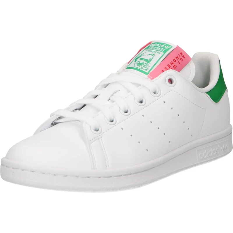 ADIDAS ORIGINALS Rövid szárú edzőcipők 'Stan Smith' fűzöld / eozin ...