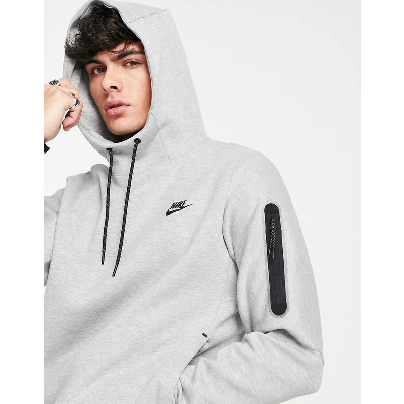 Nike Tech Fleece overhead hoodie in grey - GLAMI.hu