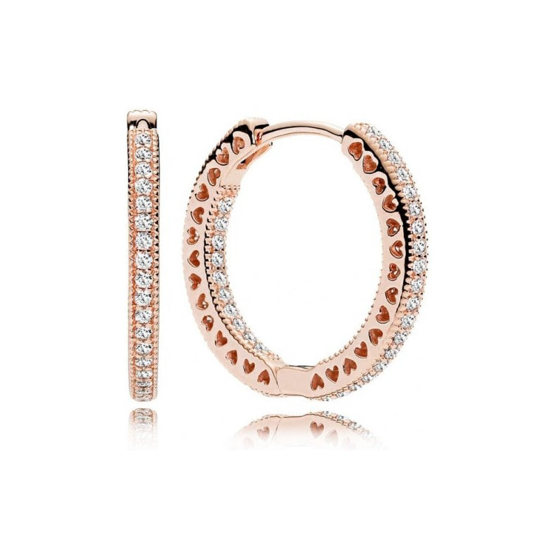 Pandora - Pandora szívei karika-fülbevaló - GLAMI.hu