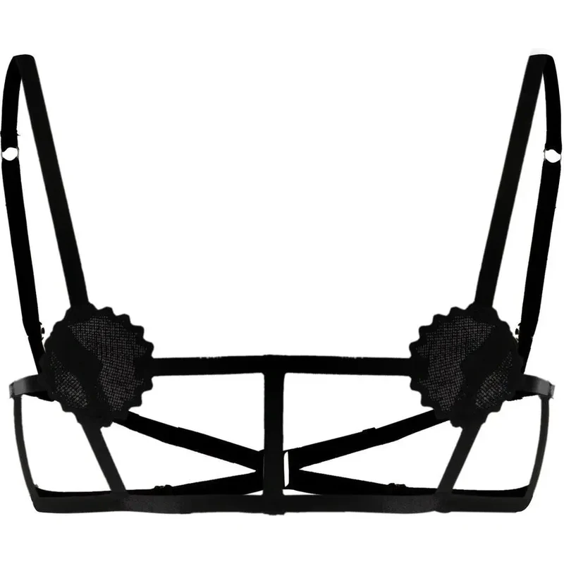 ISOSCELES Dente multi-strap bra - Black - GLAMI.hu