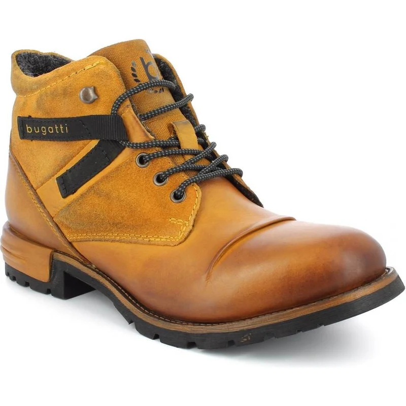 Bugatti Sentra férfi bokacipő - sárga - GLAMI.hu