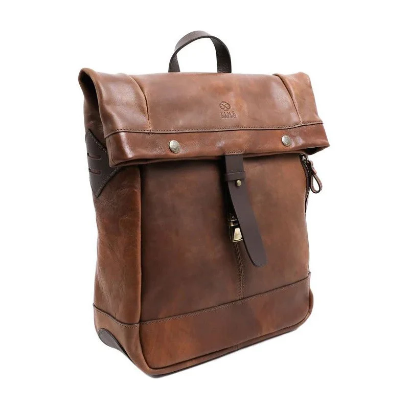Glara Luxury leather rolling backpack - GLAMI.hu