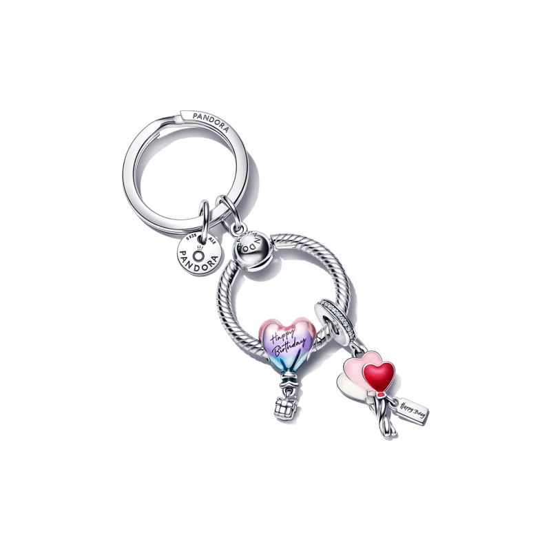PANDORA kulcstartó Boldog születésnapot charmokkal 399566C00+798076CZ ...