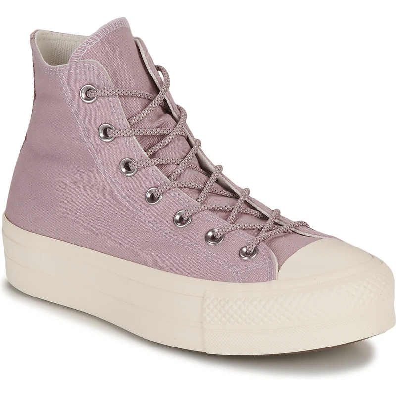 Converse CHUCK TAYLOR ALL STAR LIFT PLATFORM SUMMER UTILITY-LUCID LILAC ...