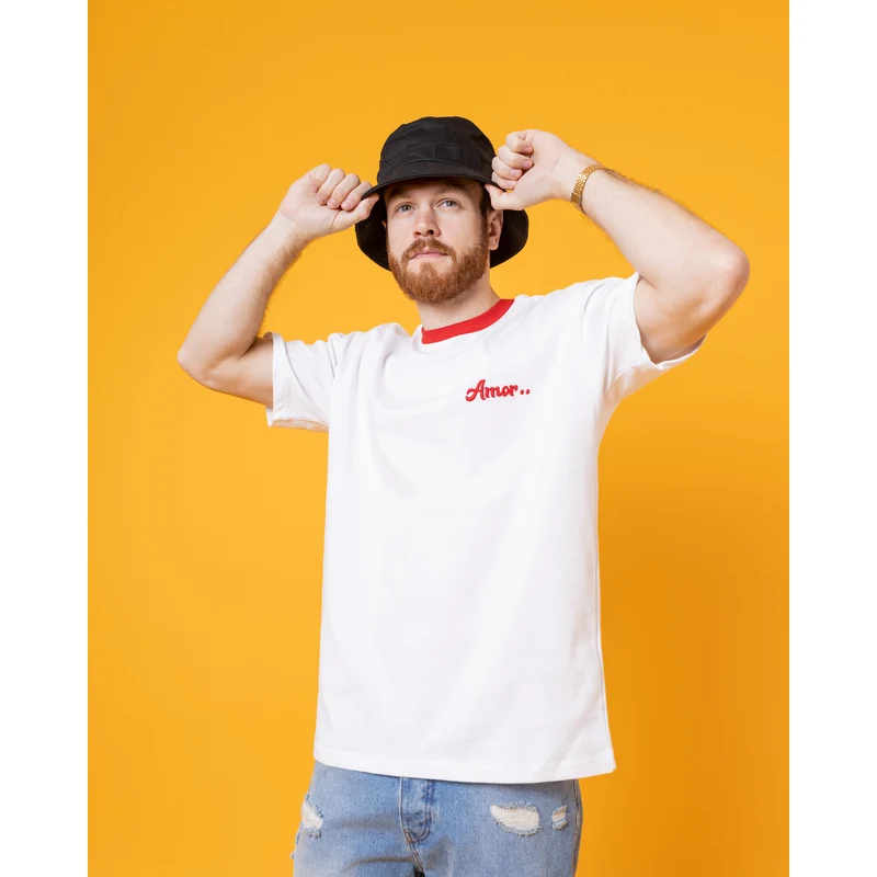 Don Lemme Fehér oversized póló LONGE - GLAMI.hu