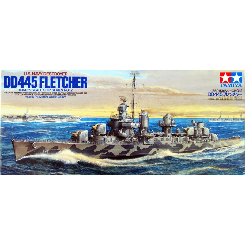 Tamiya - TAMIYA-CARSON Modellbau GmbH&Co Tamiya US Navy Destroyer DD445 ...