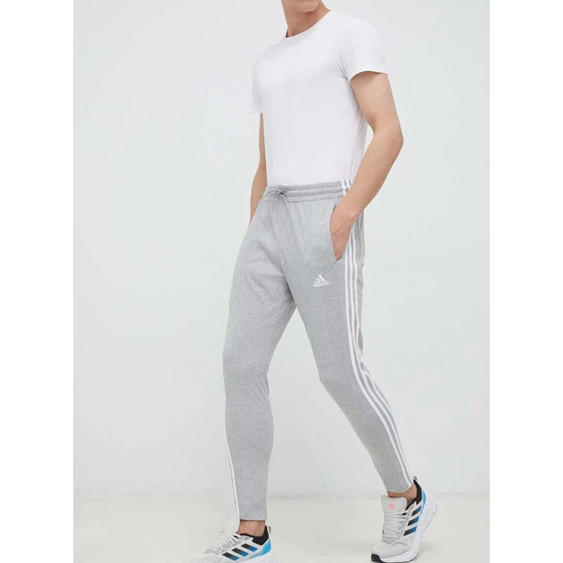 adidas edzőnadrág Essentials szürke, melange, IC0046 - GLAMI.hu