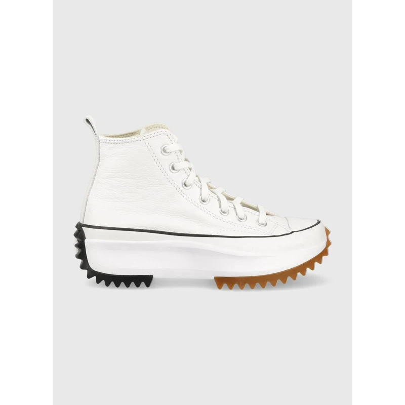 Converse bőr sneaker Run Star Hike Platform fehér, női, A04293C - GLAMI.hu