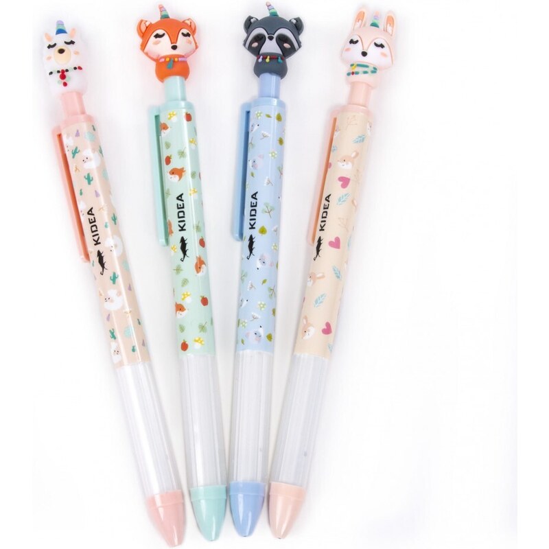 DERFORM Golyóstoll, Kidea, cuki állatok (láma, róka, mosómedve, őzike ...