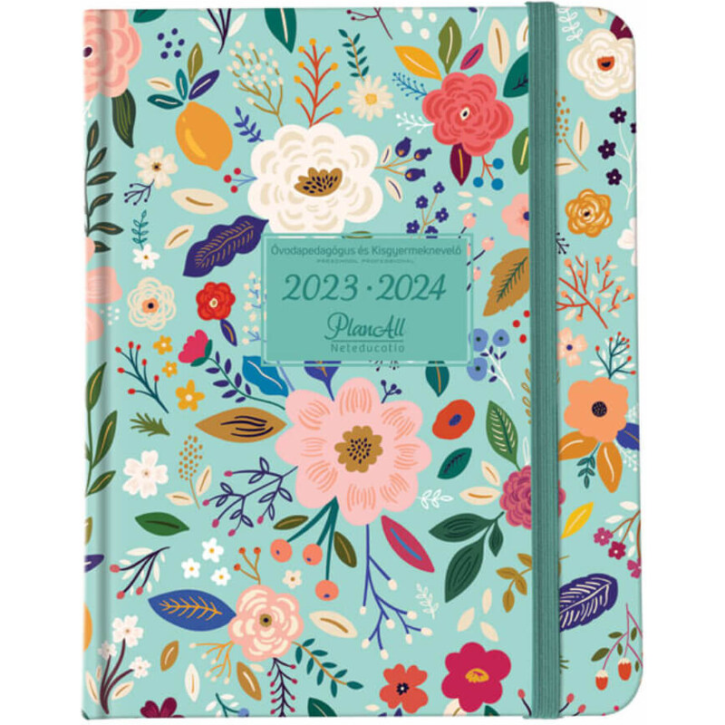 LIZZY CARD Plan All Neteducatio Óvodapedagógusi tervező B/5, heti, 12 ...