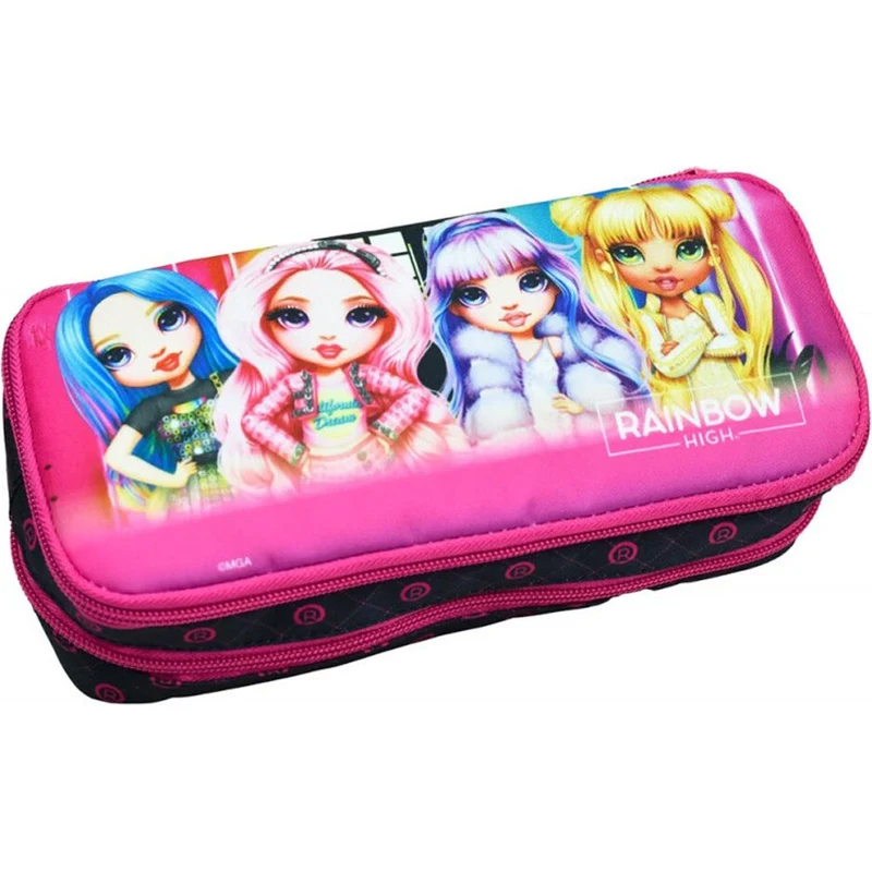 Rainbow High Besties 2 rekeszes tolltartó 26 cm - GLAMI.hu