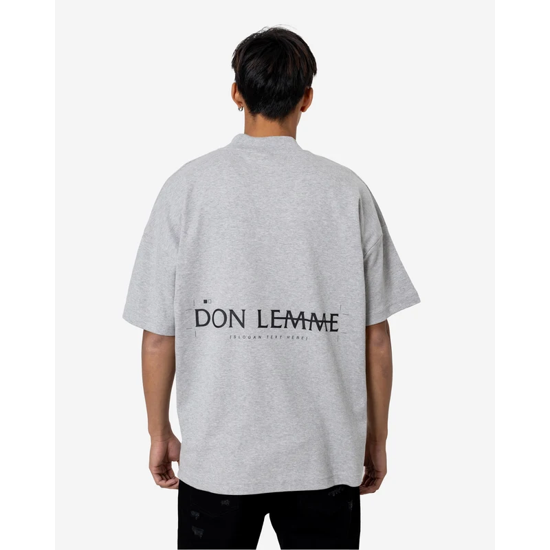Don Lemme Oversized Póló Marks - grey - GLAMI.hu