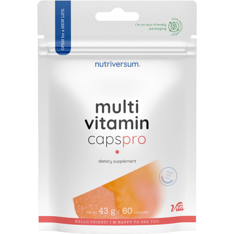 Multivitamin Caps Pro - 60 kapszula - Nutriversum - GLAMI.hu