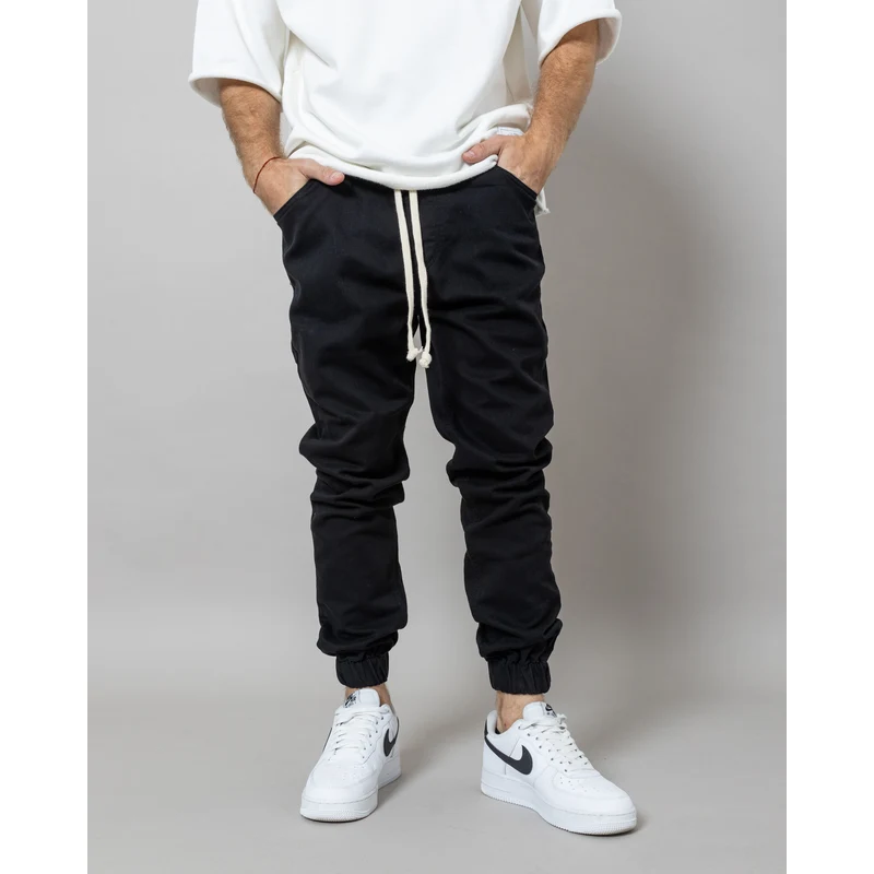Don Lemme Fekete jogger fit farmernadrág SULES - GLAMI.hu