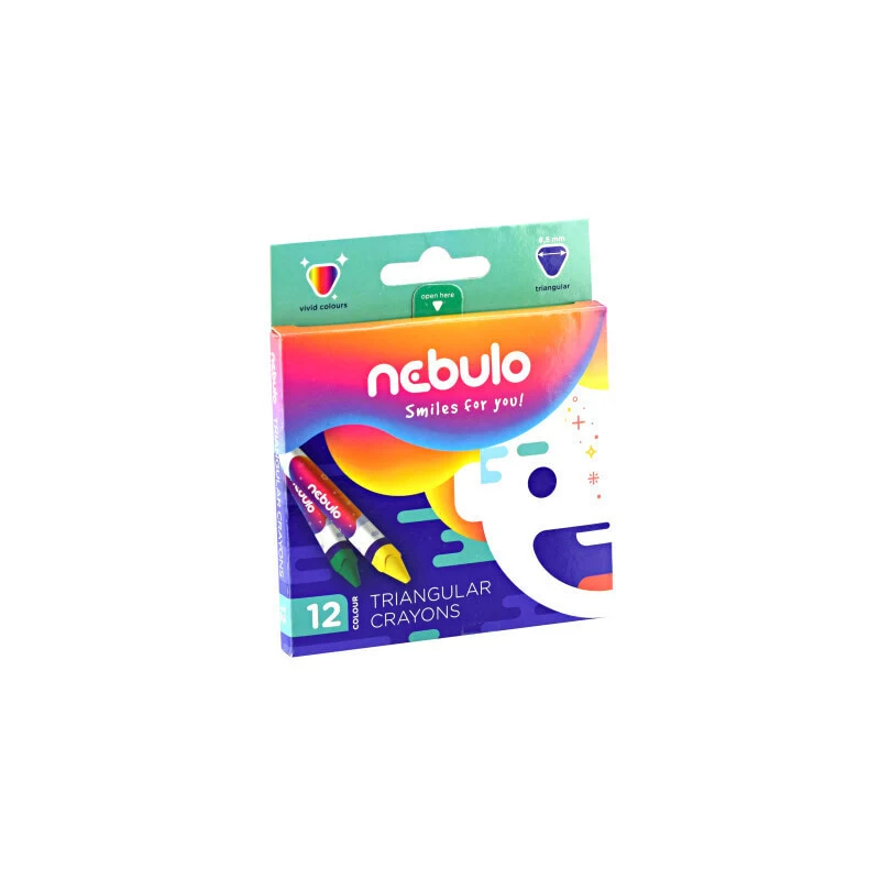 nebulo - NEBULÓ Nebulo zsírkréta készlet 12 db-os - GLAMI.hu