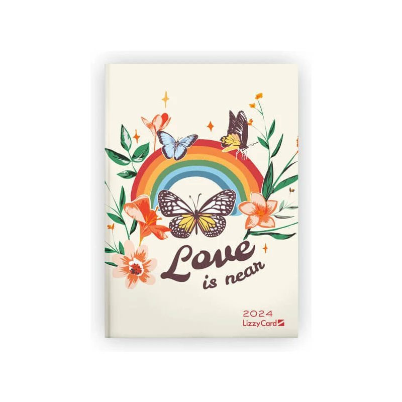 LIZZY CARD Lizzy Calendar határidőnapló, B6, heti, keményfedeles, 2024 ...