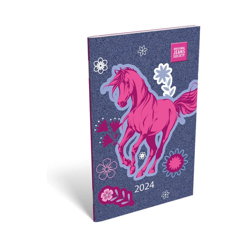 LIZZY CARD Lizzy Calendar zsebnaptár, A6, heti, tűzött, 2024, OJS Girl ...