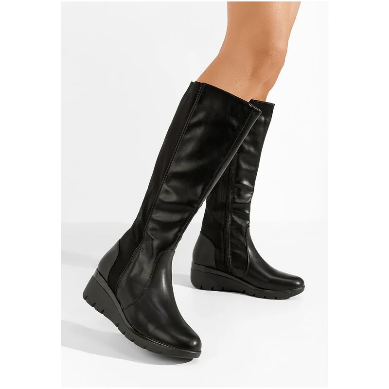 Zapatos Daneria fekete platform csizma - GLAMI.hu